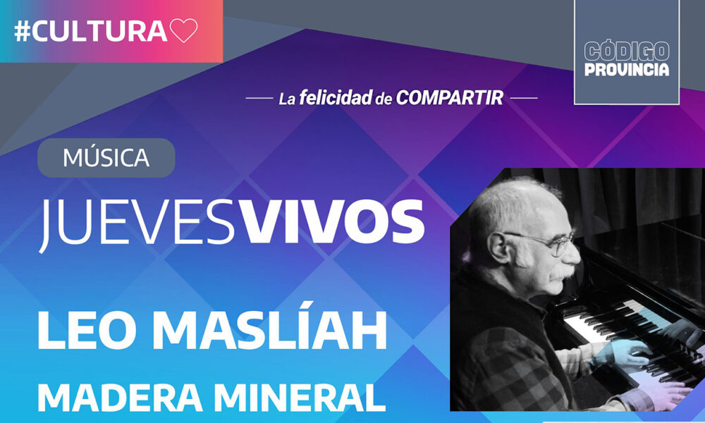 Una nueva edición de “Jueves Vivos”, con la presentación de Leo Maslíah ...